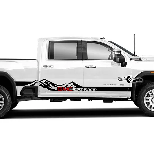 Windshield GMC Sierra 2500HD Vinyl Decal for GMC Sierra Graphics