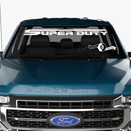 2x Ford F-150 XLT 2023 Side Rocker Panel Mud Graphics Side Decals Stickers