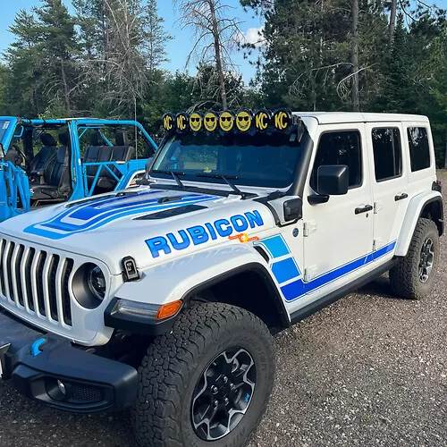 Jeep Wrangler JL 2023 Retro Rubicon Kit Vinyl Sticker Decals Kit