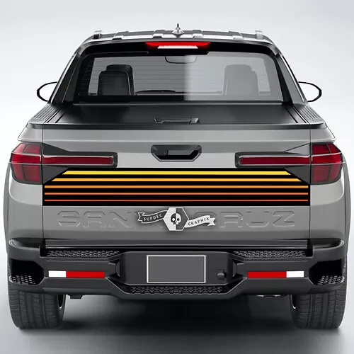 Hood Hyundai Santa Cruz Side Vinyl Stickers Decal Graphic Kit 2 Colors