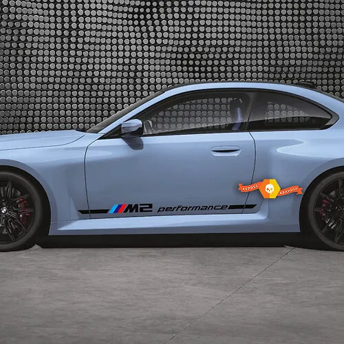 BMW M2 G87 M Performance Parts Side Decals vinyl sticker