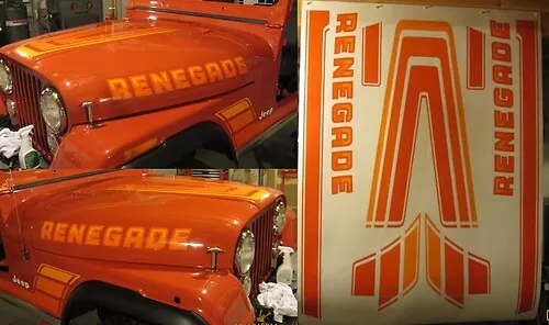 1976 - 1984 Jeep Renegade CJ5 CJ7 Decals graphics
