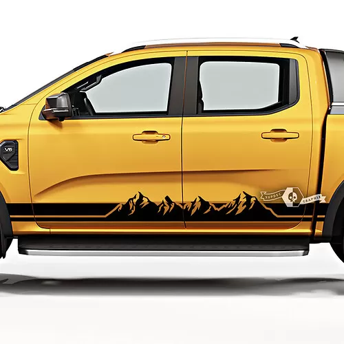 4×4 Off Road Truck Splash side bed Graphics Decals for Ford Ranger