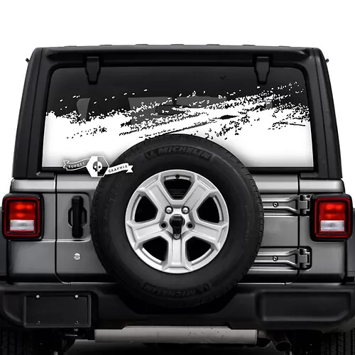 Compass 40 x 40 hood vinyl decal sticker fits to Jeep WRANGLER Rubicon