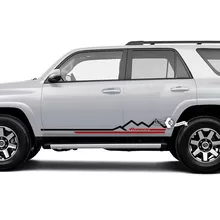 Toyota 4Runner Side Door Vinyl Trim Decals | Mountain Rocker Stripes