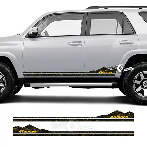 Toyota 4Runner TRD Graphics Decal - Side Door Vinyl Sticker