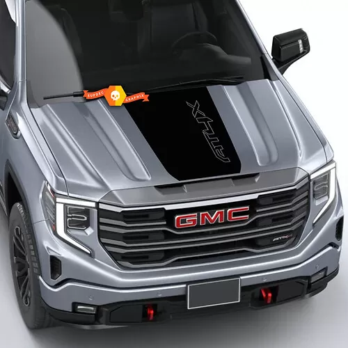 Rear Tailgate GMC Sierra 2500HD 2022 2023 Mountains Logo Vinyl Decal ...