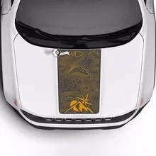Jeep Renegade Trailhawk Sport Mountains Topographic Map Hood Stripe ...