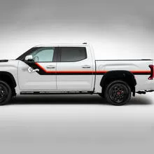 Pair Toyota Tundra TRD Retro Vintage Doors Bed Stripe kit Vinyl Decals ...