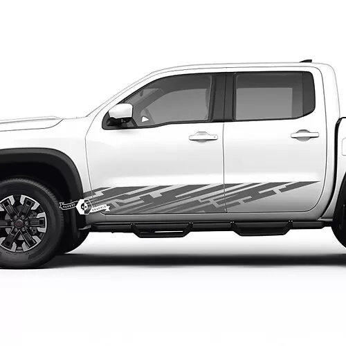 Nissan NP300 NAVARA 2016 side stripe stickers decal graphics