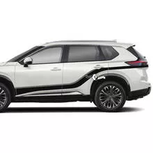 Pair Nissan Rogue Side Doors Rear Fender Stripes Sticker Decal Vinyl ...