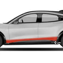 Pair Ford Mustang MACH-E MACH E Trim Rocker Panel Stripes Side Door ...