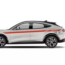 Pair Ford Mustang MACH-E MACH E Doors Top Line Stripes Side Door Decal ...