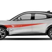 Pair Ford Mustang MACH-E MACH E Front Fender Top Line Stripes Side Door ...