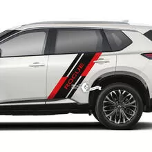 Pair Nissan Rogue Side Door Rear Fender Sticker Decal Vinyl Graphic 2 ...
