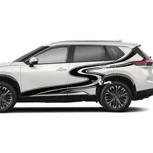 Nissan Rogue Side Door Rear Fender Stripes Vinyl Decal