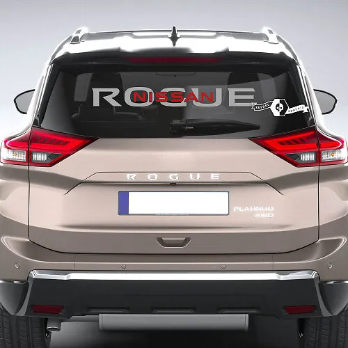 Rear Window Decal for Nissan Rogue – Vinyl Sticker Graphic