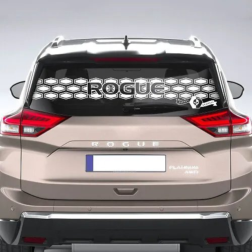 Nissan Rogue Rear Window Decal - Vinyl Sticker Graphic