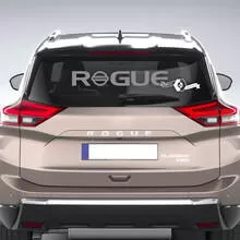 Nissan Rogue Logo Rear Window Vinyl Decal Sticker Graphic