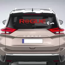 Nissan Rogue Logo Rear Window Vinyl Decal Sticker Graphic