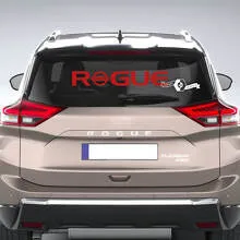 Nissan Rogue Logo Rear Window Vinyl Decal Sticker Graphic