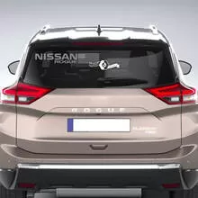 Nissan Rogue US USA American Flag Rear Window Vinyl Decal Sticker Graphic