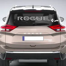 Nissan Rogue Logo Window Vinyl Decal Sticker – Car Graphic