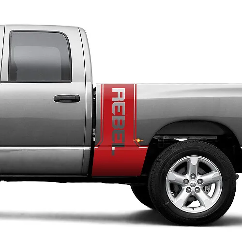 Rebel Lettering Stripe Decal for Dodge Ram Power Wagon