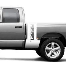Rebel Lettering Stripe Decal for Dodge Ram Power Wagon