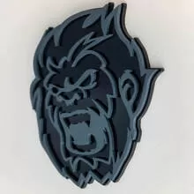 Angry Yeti Sasquatch 3D Badge Fender Badges Emblem