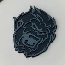 Angry Yeti Sasquatch 3D Badge Fender Badges Emblem