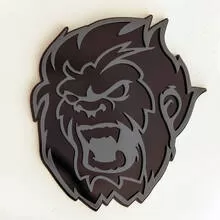 Angry Yeti Sasquatch 3D Badge Fender Badges Emblem