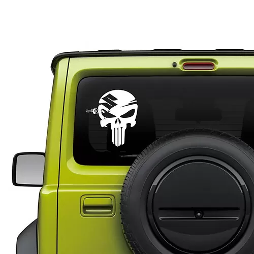 Suzuki JIMNY Mountains Stripes Doors decal sticker graphics