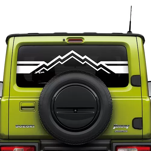 2X SUZUKI JIMNY GRAPHICS STRIPES Custom Colours Available side body ...