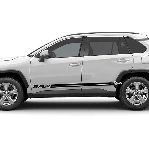Side Lower Panel Rocker Panel Graphics for Toyota RAV4