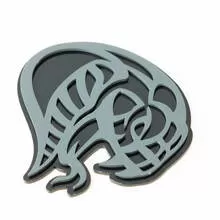 Hellsnake Snake 3D Badge Fender Badges Emblem