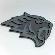 Helltiger Tiger 3D Badge Fender Badges Emblem