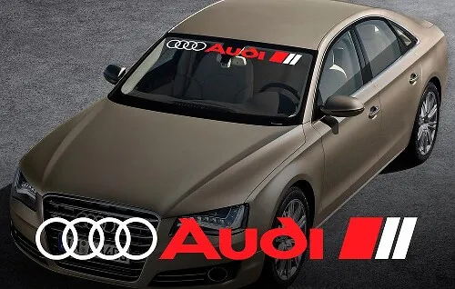 AUDI Windshield Front Decal Sticker for A4 A5 A6 Q5 & More