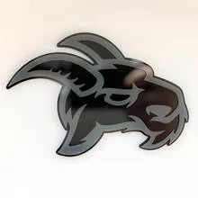 Angry Goat Custom 3D Badge Fender Badges Emblem