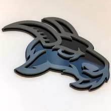 Angry Goat Custom 3D Badge Fender Badges Emblem
