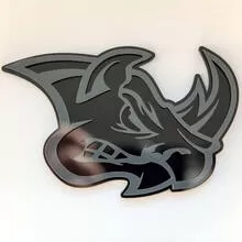 Rhino Custom 3D Badge Fender Badges Emblem