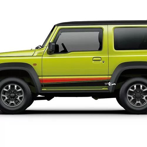 Suzuki JIMNY Side Vintage Stripes Rocker Panel decal sticker graphics 2 ...