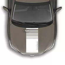 Hood Strobe Vinyl Decal Graphics Sticker fit to Subaru Outback
