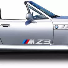 Pair BMW Z3 Side Doors Vinyl Decal Sticker