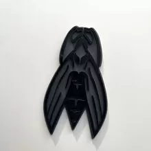 Custom 3D Badge Bee Wasp logo Fender Badges Emblem