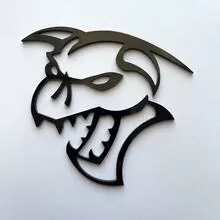 Hellcat Demon 3D Badge Black Fender Badges Emblem