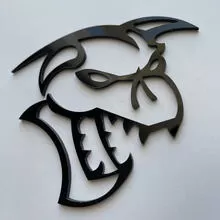 Hellcat Demon 3D Badge Black Fender Badges Emblem
