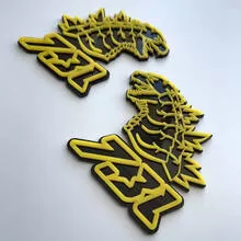 Godzilla 7.3L MEGAZILLA Ford Performance 7.3L 3D Badge Yellow vs Black ...