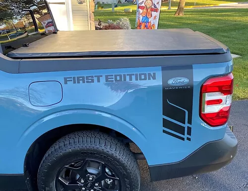 Pair Side Bed Ford Maverick First Edition Vinyl Logo Decals Stickers ...