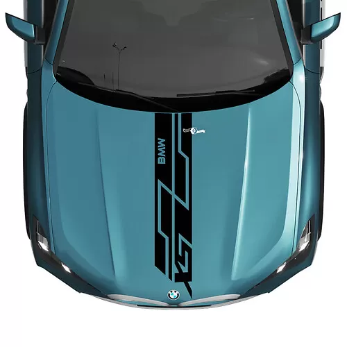 Hood and Trunk CS CSL style Stripe for BMW M4 M3 G82 G83 M Performance ...